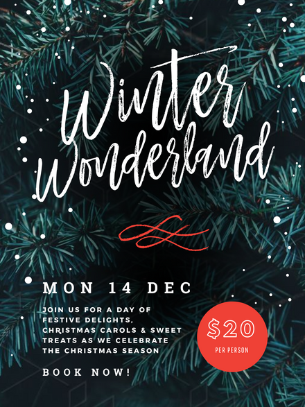 Winter Wonderland Christmas Event Template - Poster - Easil