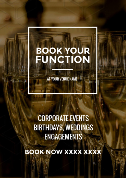 Function & Event Promotion Poster Templates - Easil