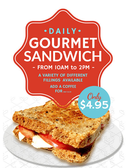 Sandwich - Poster Template - Easil