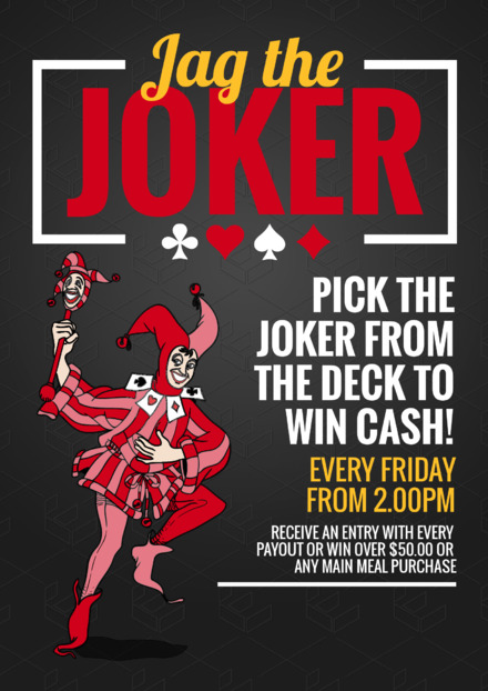 Jag the Joker - Poster Template - Easil