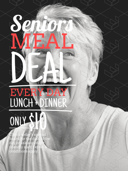 Seniors Meal Deal - Poster Template - Easil