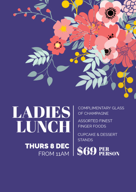 $12 Weekday Lunch Menu Graphic Template - Poster - Easil