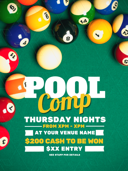 Pool Competition - Poster Template - Easil