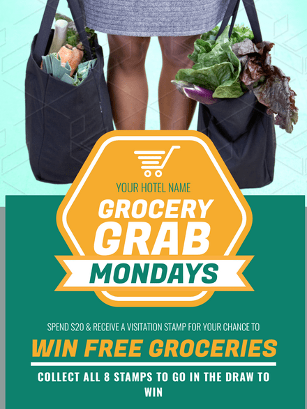 Grocery Grab - Poster Template - Easil
