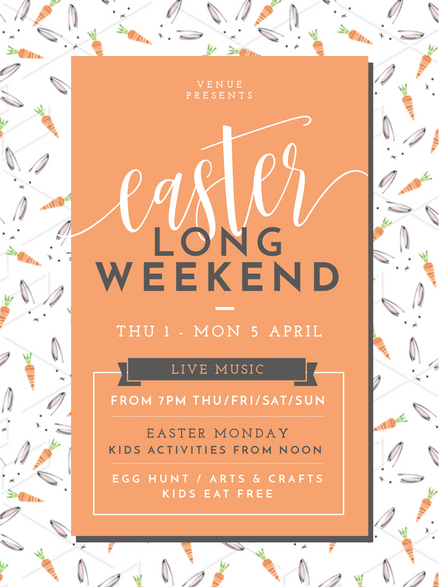 Easter Long Weekend - Poster Template - Easil